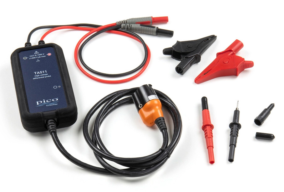 Differential Probe Kit measures up to 1,400 V